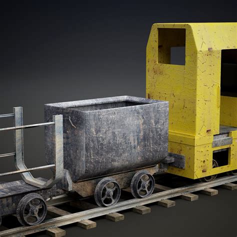 Train De La Mine Modèle 3d 149 3ds Max Free3d