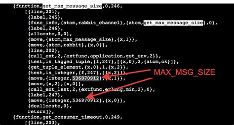 how to get max msg size rabbitmq on production by alex chernomorov