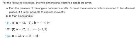 solved for the following exercises the two dimensional