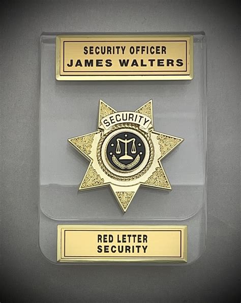 Security Guard Badge Holder