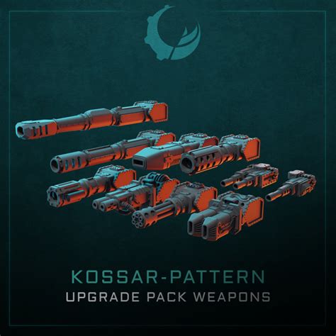 3d printable kossar pattern proxy upgrade kit by maelstrom designworks