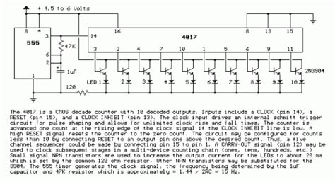 Membuat Led Sequencer 10 Tingkat Schematic Diagrams Repair Design And Electronics Hobby