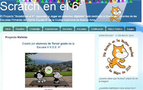 Educación Y Blogs Eyb Scratch En El 6º