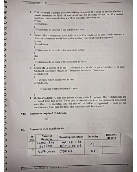 Java Programming 3rd Practical Diploma In Computer Engineering Course Code22412 Youtube