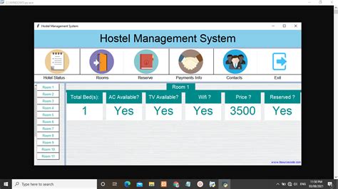 Hotel Booking System In Python Using Sqlite Database