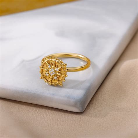 Compass Fidget Ring Soothe Rings