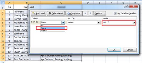 Cara Mengurutkan Dan Merangking Data Dengan Mudah Di Microsoft Excel Modul Komputer