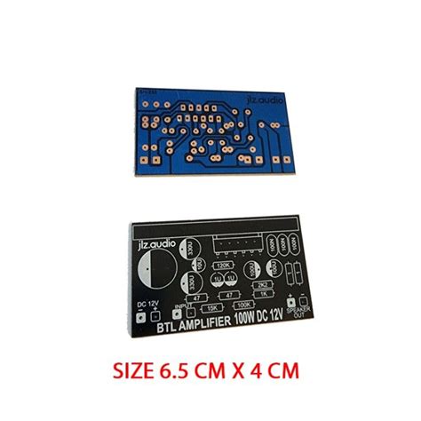 Pcb Tda Amplifier 100w 12v Lazada Indonesia