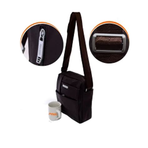 Ponasoo Crossbody Water Resistant Bag Brown Technology Valley