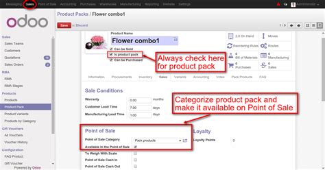 Odoo POS Product Pack WebKul