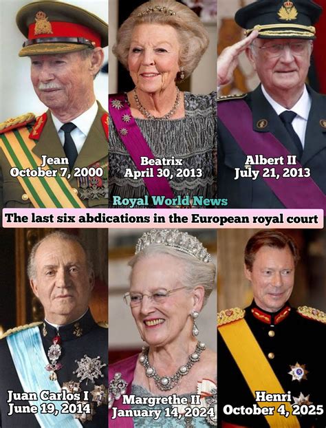 Royal Grand Duke Henri Of Luxembourg Will Formally Step Down As Crown