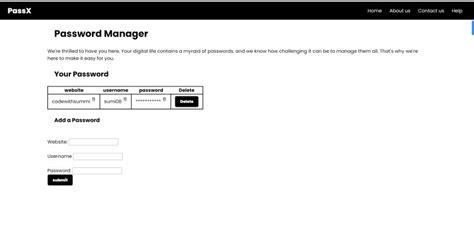 sumit kumar on linkedin 🔹 project name password manager prototype 🔹