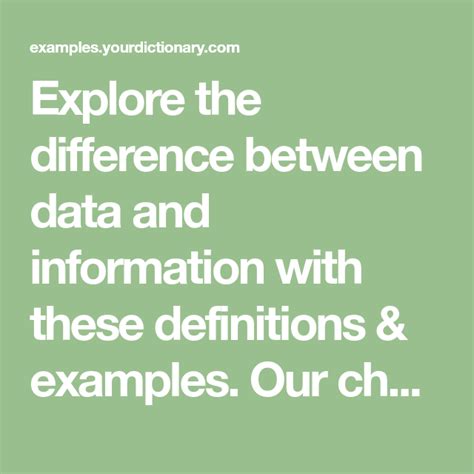 Difference Between Data And Information Explained