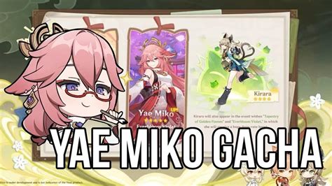 Yae Miko Gacha And 1 Kirara Please Youtube