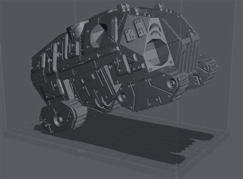 🚗 The Votank Heckotons Mobile Fortress・ Stl File For ・cults