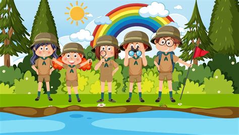 Youth Camp Vector Art Icons And Graphics For Free Download