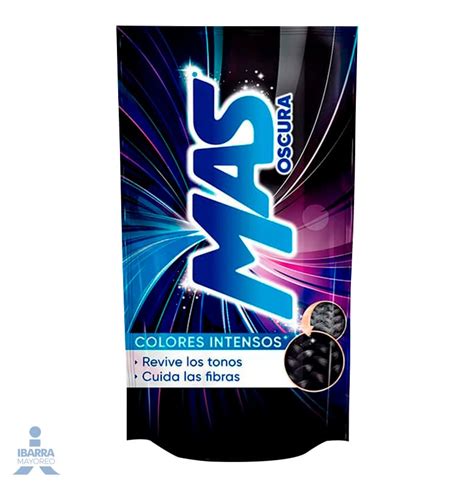 Detergente Mas Ropa Oscura Líquido Econopack 415 Ml Mayorista Ibarra