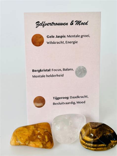 Edelstenen Set Zelfvertrouwen En Moed La Rosa Princesa