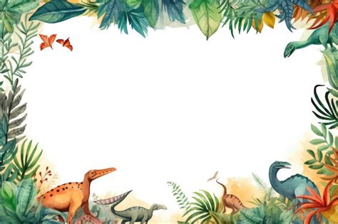 Premium Photo Frame For A Background Embellished With Watercolor