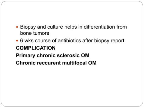 Acute Hematogenous Osteomyelitis Pptx
