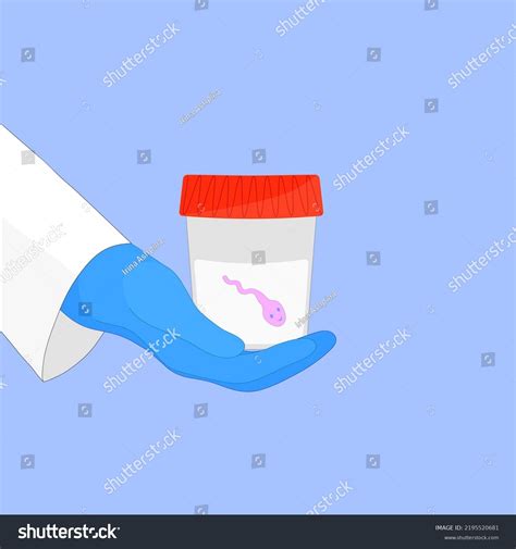 Análisis Y Fertilización De Espermogramas Ilustración Vector De Stock