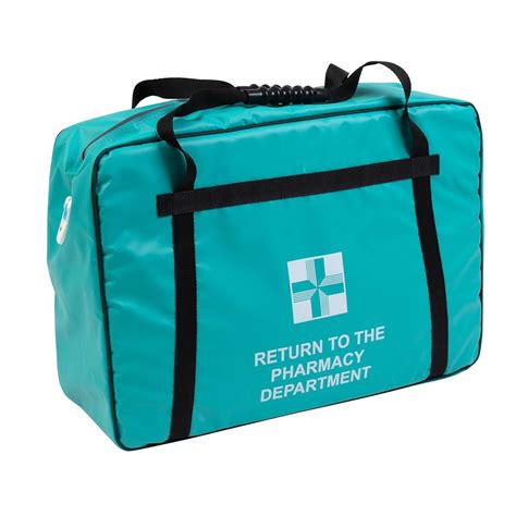 Green Padded Pharmacy Bag 508mm X 356mm X 152mm Medisave Uk
