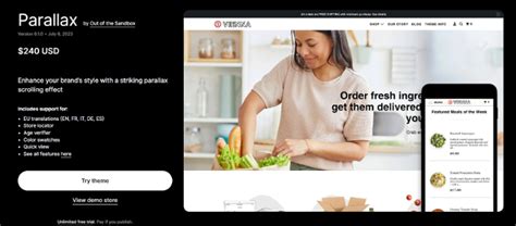 Parallax Shopify Theme Captivate Your Audience With A Stunning Shopify