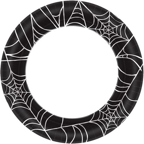 Halloween Party Spider Web Dinner Plates 40 Pc 10 In Party City