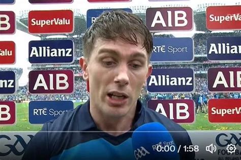 Michael Fitzsimons Drops F Bomb Live During Rte Interview Following All Ireland Win Dublin Live