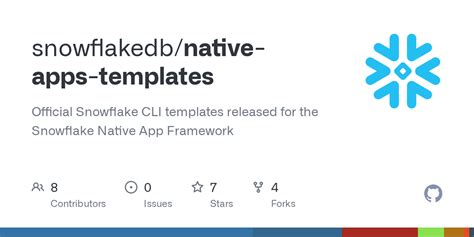 Github Snowflakedbnative Apps Templates This Repository Contains