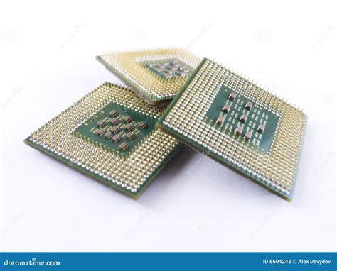 Computer Processor Chips Stock Image Image Of Chips Technological