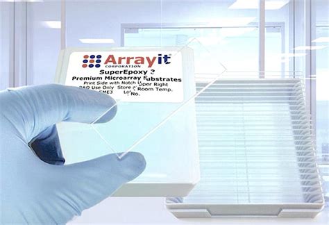 arrayit supermethacrylate 3 microarray substrate slides dna rna