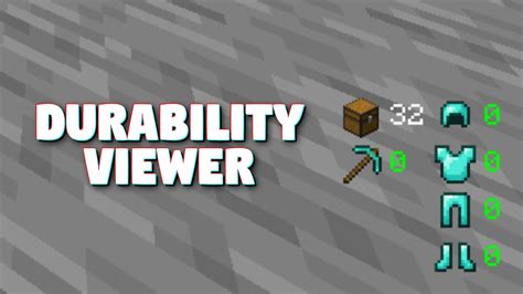 Download The Giselbaers Durability Viewer Mod For Minecraft [1 18][1