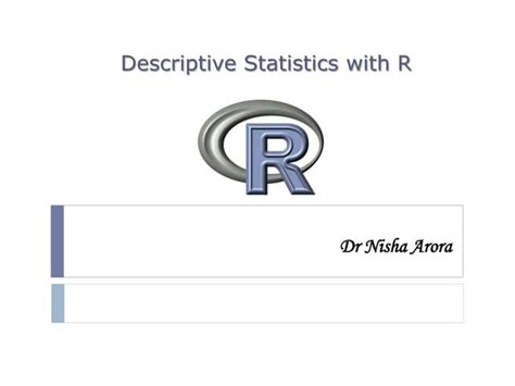 3 Descriptive Statistics With R Pdf