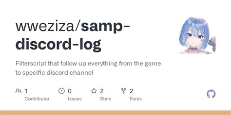GitHub Wweziza Samp Discord Log Filterscript That Follow Up Everything From The Game To