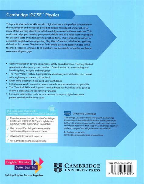 Pdf Physics For Cambridge Igcse Practical Workbook 3rd Edition Gillian Nightingale