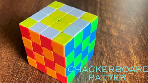 How To Makechackerboard Pattern In 4x4 Cube Hindi Youtube