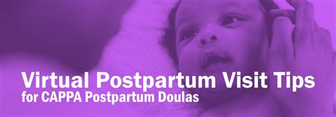 Virtual Postpartum Visit Tips Cappa