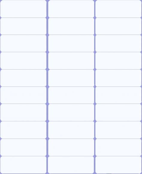 Template For 5160 Labels
