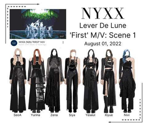 Nyxx 닉스 First Mv Outfits 1 Outfit Shoplook