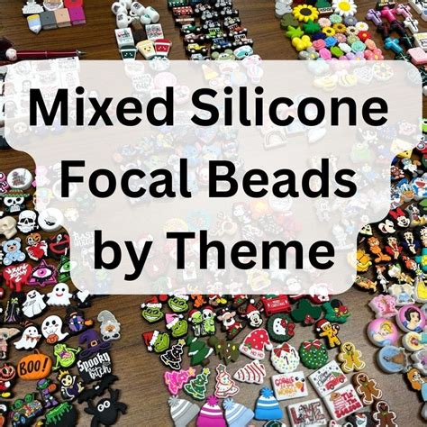 Mixed Silicone Focal Beads By Theme Beadable Bliss
