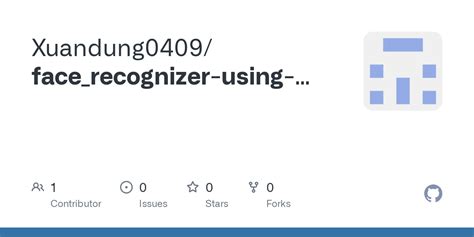 github xuandung0409 face recognizer using opencv lib