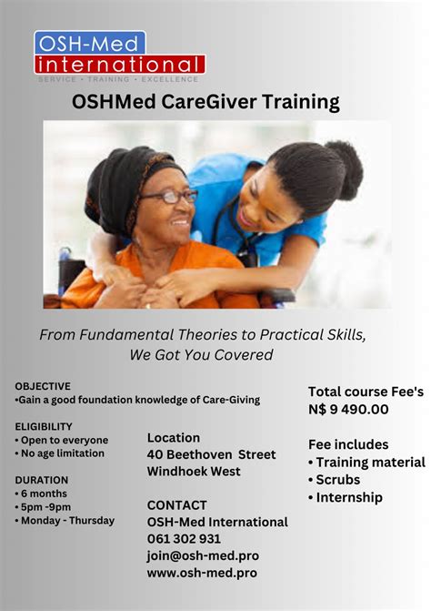 Join The Professional Caregiver Course At Osh Med International Part