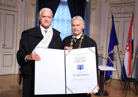 Akademik Zvonko Kusić Proglašen Počasnim Doktorom Sveučilišta U Splitu Hazu