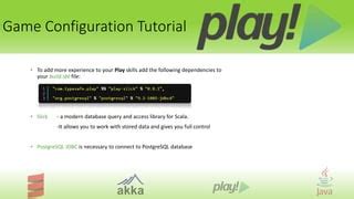 Play Framework Tutorial PPT