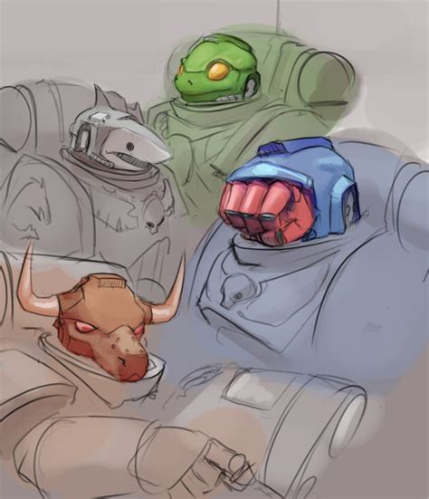 Chumiicham Adeptus Astartes Warhammer 40k Commentary English Commentary Highres Alternate