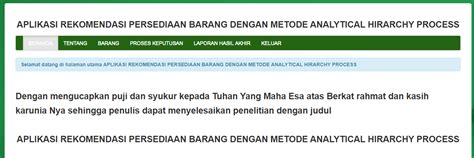 Metode Ahp Perhitungan Spk Metode Ahp Cara Menghitung Ahp Secara