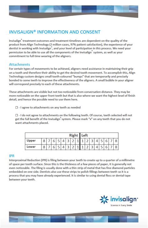Free Invisalign Consent Form Pdf