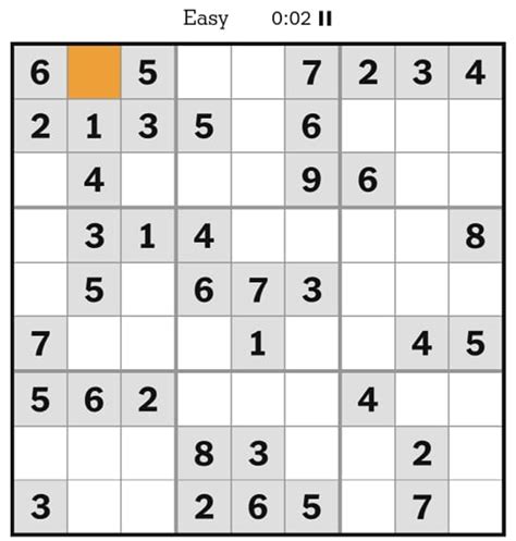 Nyt Sudoku Daily Puzzles And Winning Strategies August 1 2026