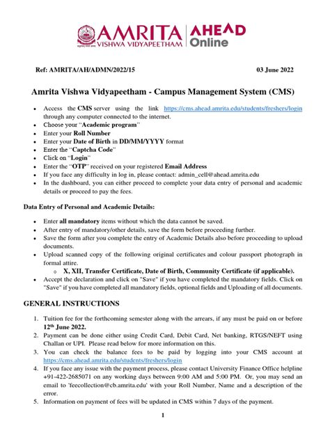 Cms Fee Payment Procedure Pdf Debit Card Payments